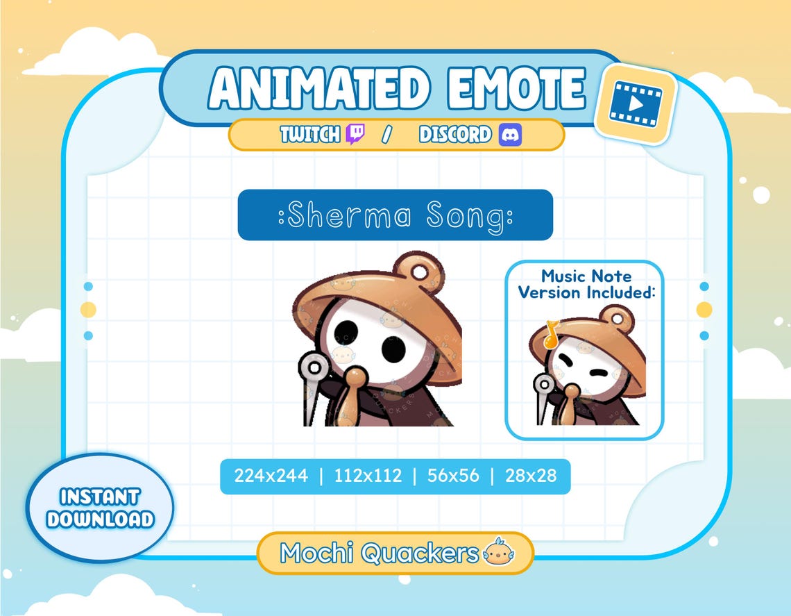 Animated Emote | Hollow Knight Silksong Emote - Sherma Song | Twitch ...