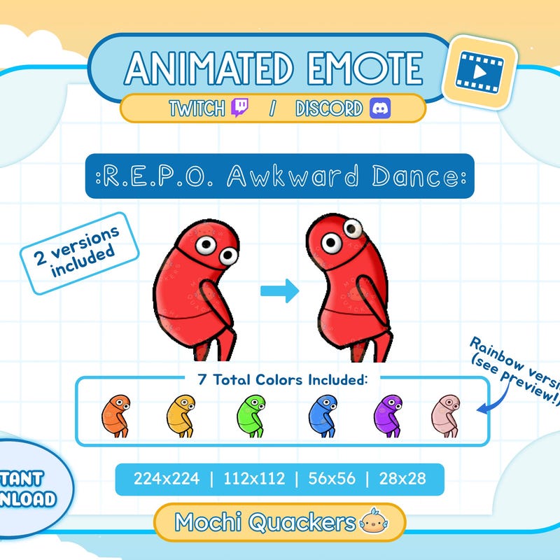 Animated Twerk Green Emote - Etsy