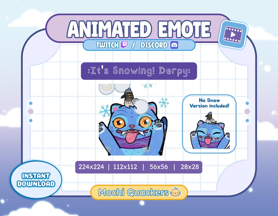 ANIMATED Emote - Winter Derpy Dance | New Years, Snowing Emoji, KPDH ...