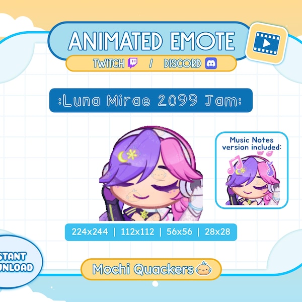 Luna Snow Twitch Overlay - Etsy