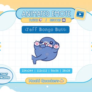 Animated Emote | Jeff the Land Shark Emote - Bongo Butt | Funny Twerk ...