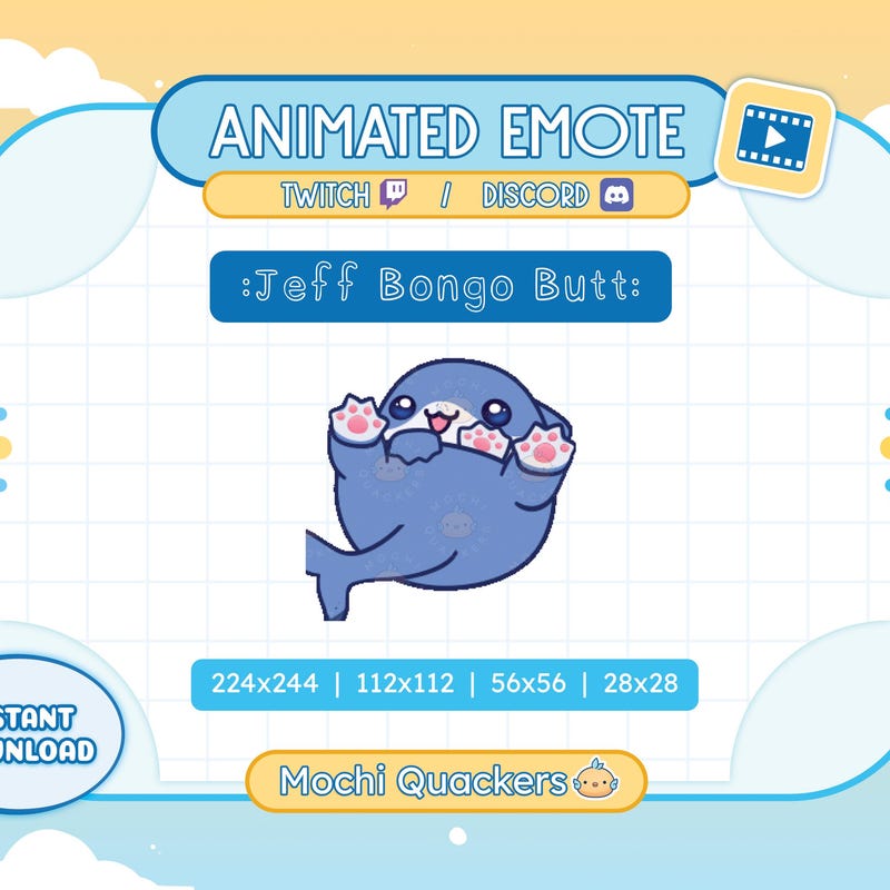 Jeff Animated Emotes - Etsy