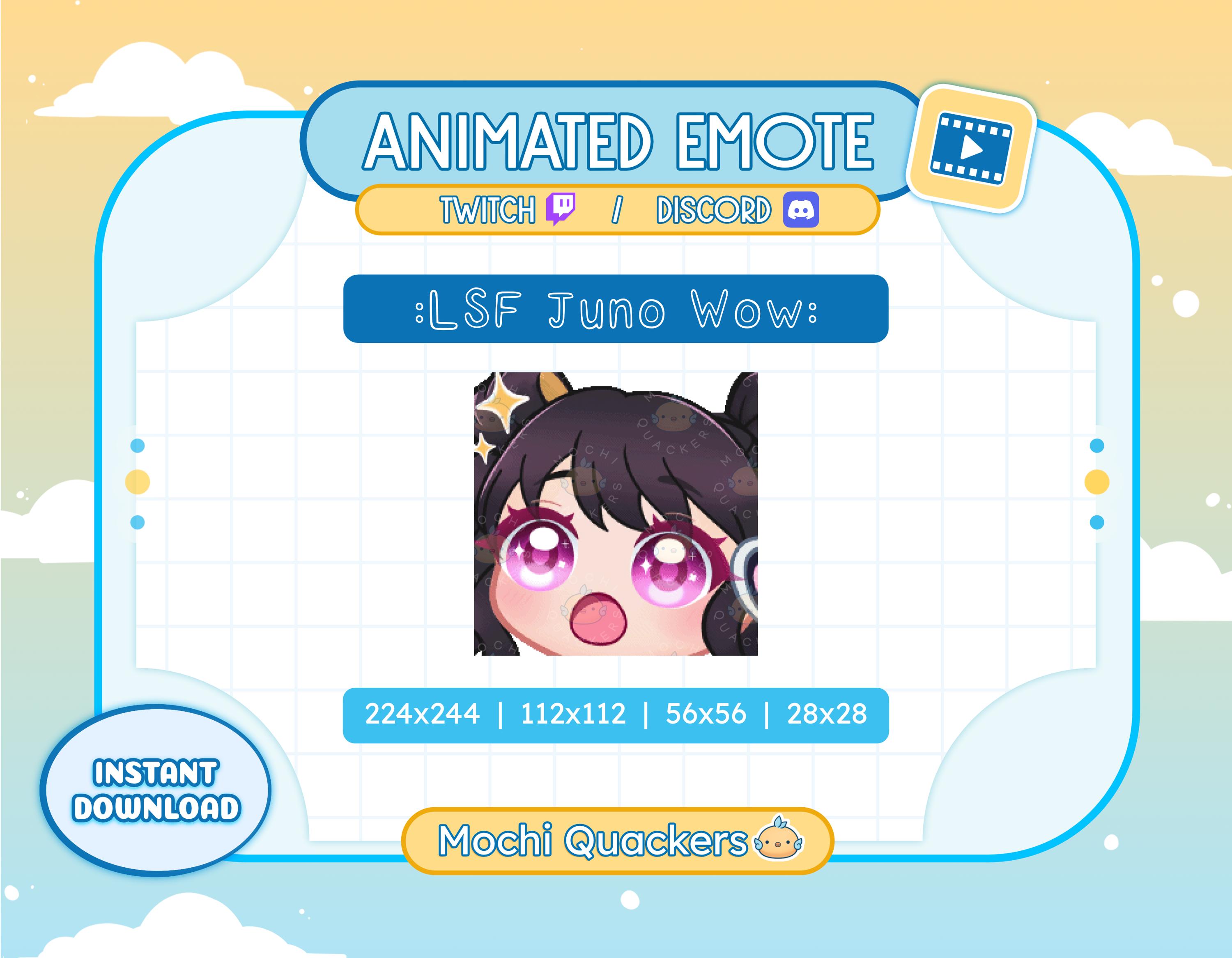 ANIMATED Emote | Overwatch 2 Juno Emote - Wowie Pog Emote | Twitch ...