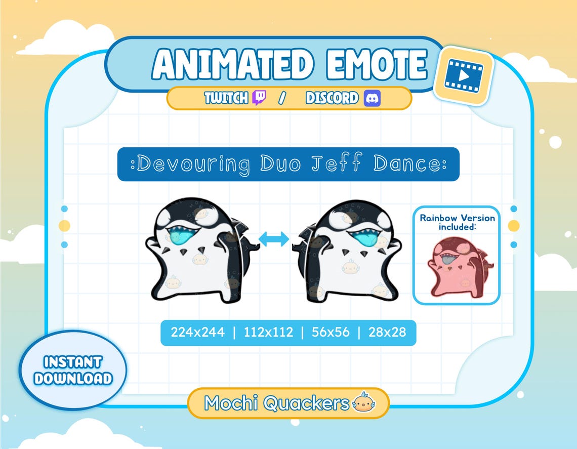 Animated Emote - Venom Jeff Dance | Rivals Devouring Duo, Orca, Dancing ...