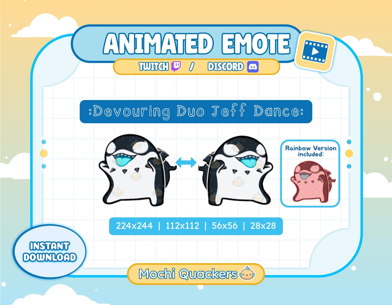 Animated Emote - Venom Jeff Dance | Rivals Devouring Duo, Orca, Dancing ...