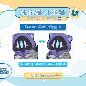 ANIMATED Emote | Valorant Omen Cat Wiggle | Valo Kitty Waddle, Twitch ...