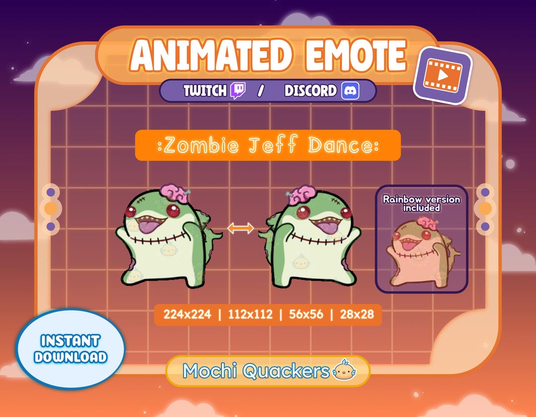 ANIMATED Jeff Emote | Halloween Zombie Shark Dance Rave | Rivals Land ...
