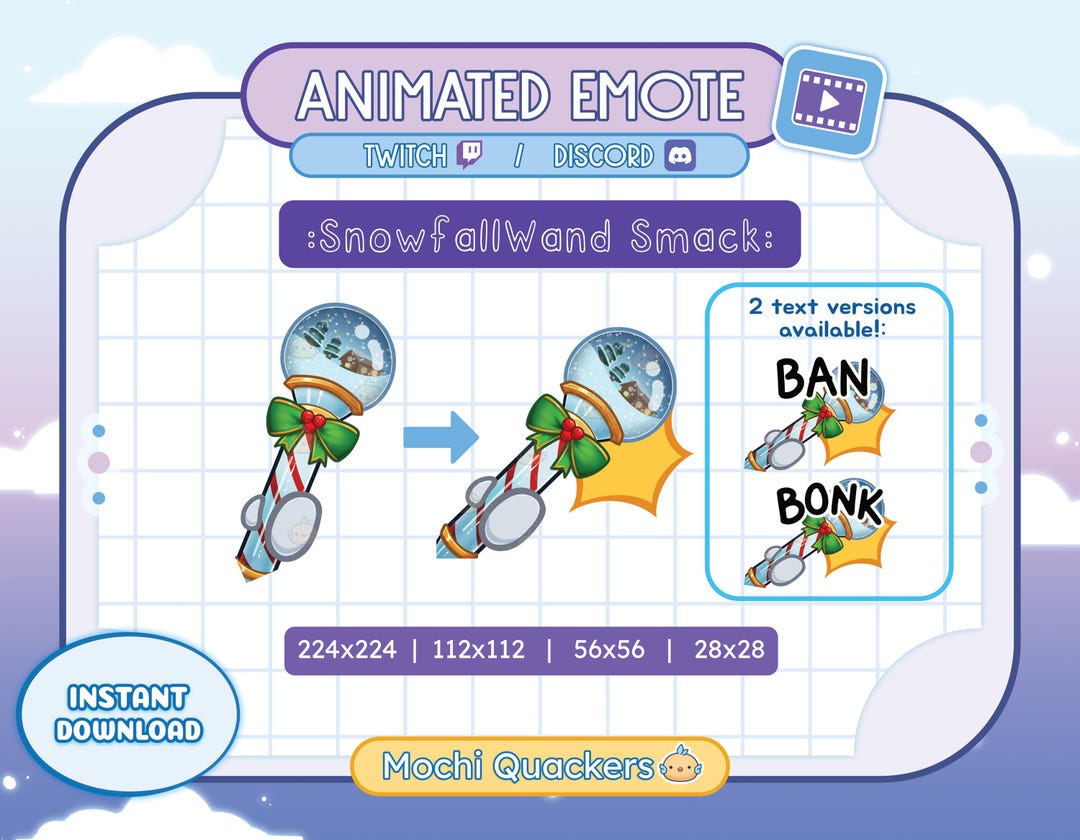 ANIMATED Christmas Emote | Valorant Snowfall Wand Emote | Bonk Emoji ...