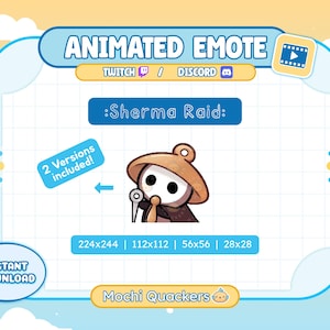 Animated Emote - Hollow Knight Silksong Sherma Emote - Raid | Music ...