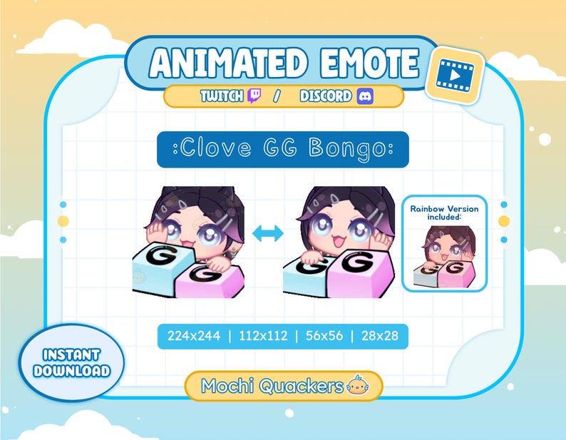 Animated Emote - Valorant Clove GG Bongo | Valo Good Game Emoji for ...