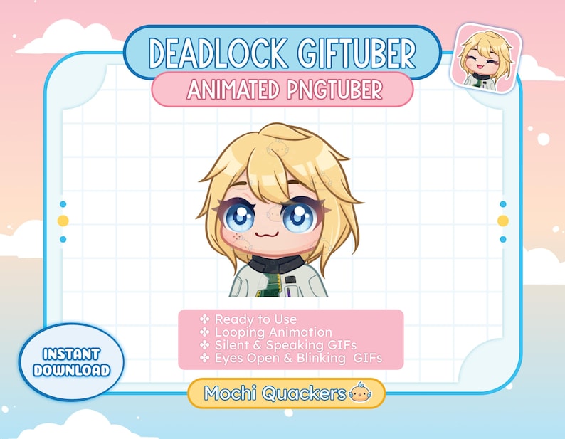 Valorant Deadlock Pngtuber | Ready to Use for Twitch Streaming &OBS ...