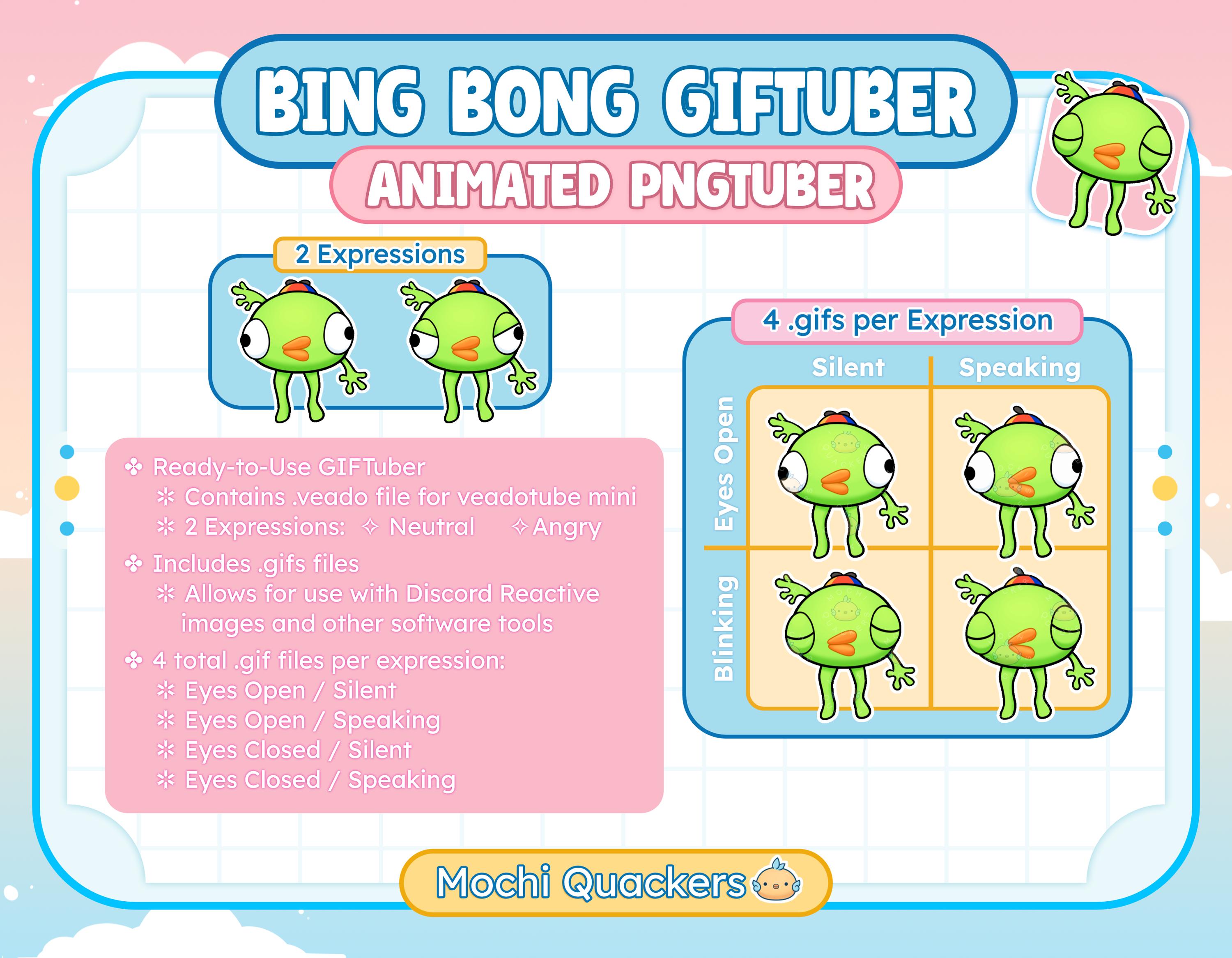 ANIMATED Pngtuber | Peak Bing Bong PNG Model| Peak Game, Ready-to-use ...