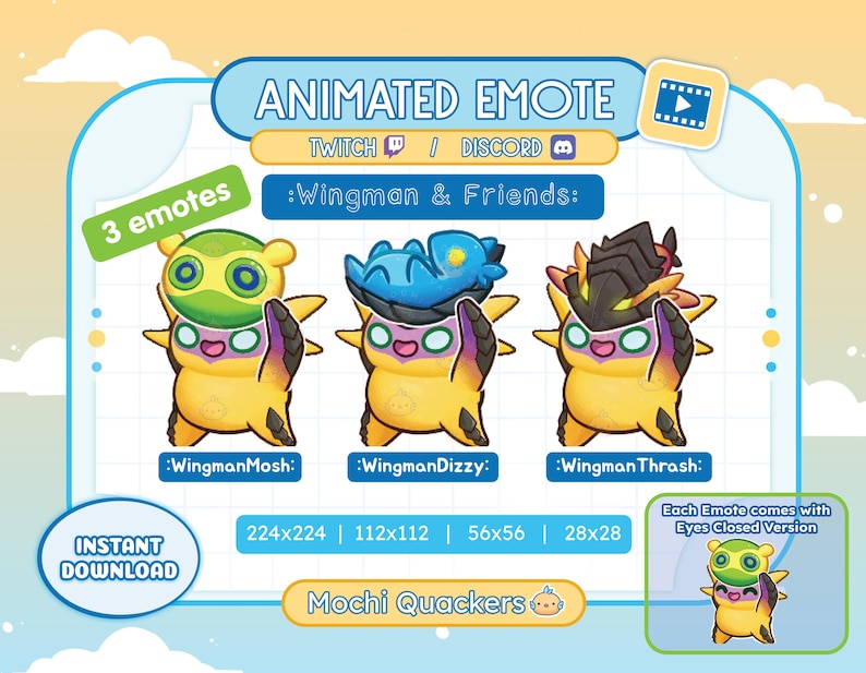 ANIMATED Twitch Emote | Valorant Wingman and Friends Emote for Twitch ...