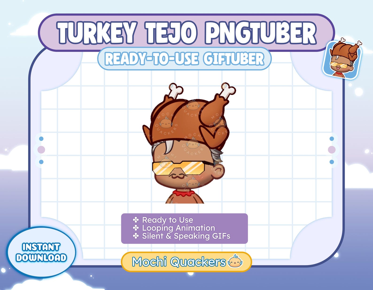 Animated Pngtuber | Valorant Tejo Thanksgiving Model | Valo Twitch ...