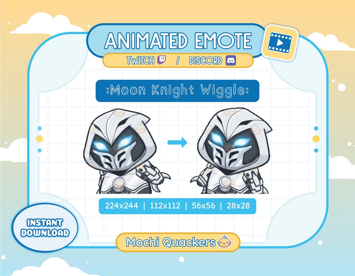 Animated Rivals Emote | Moon Knight Wiggle | Hype Dance Emoji for ...