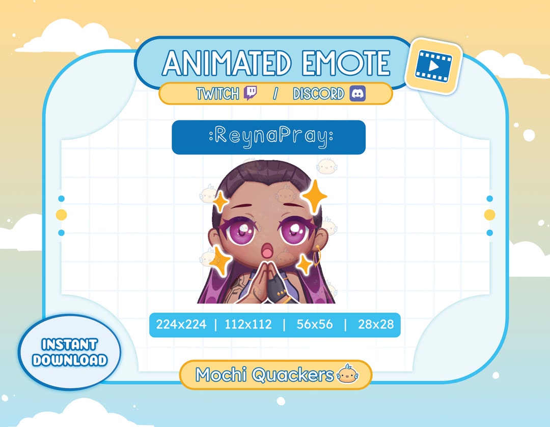 Valorant ANIMATED EMOTE | Reyna Beg Emote for Twitch & Discord, 4 .gif ...