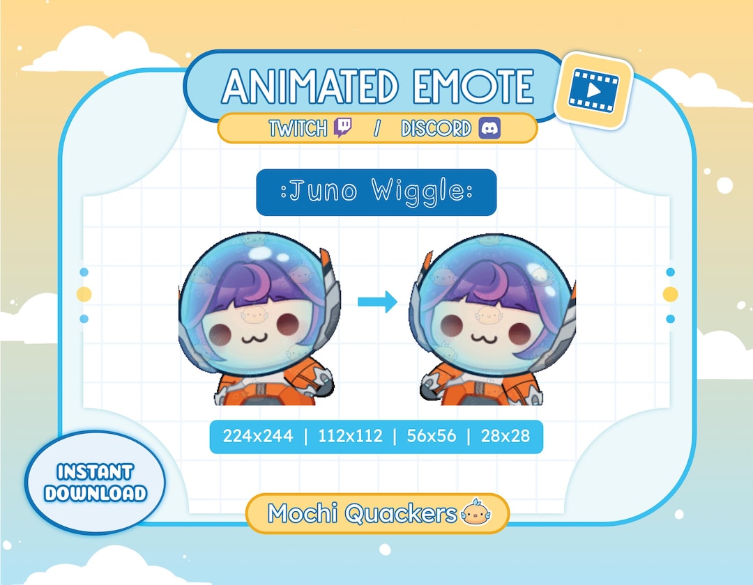 ANIMATED Juno Emote | Overwatch 2 Juno Wiggle Emote | Twitch Stream ...