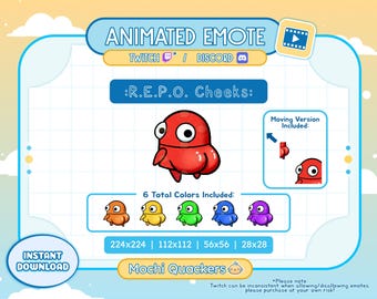 Animated R.E.P.O. Emote | REPO Duck Chase | Apex Predator Emoji for ...