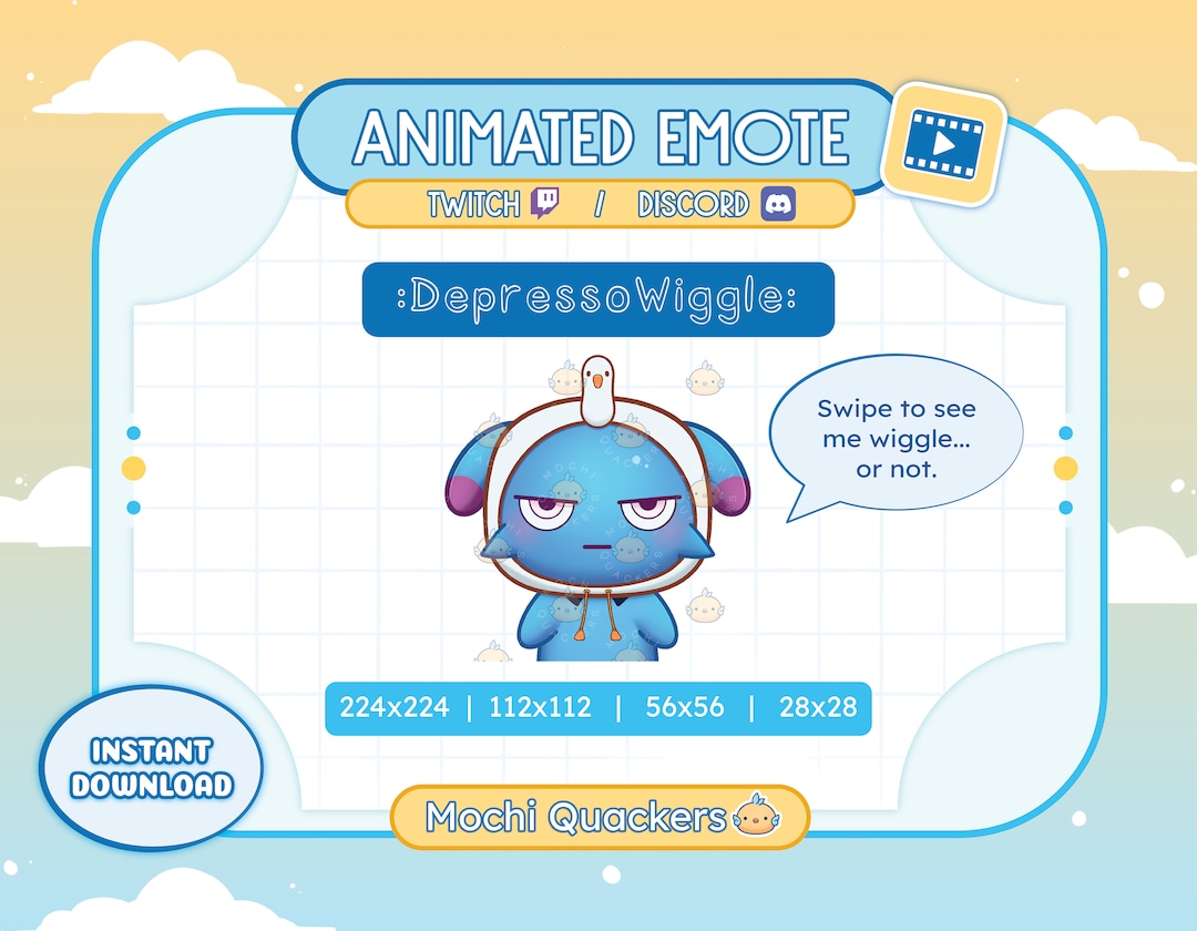 Palworld ANIMATED EMOTE | Depresso Wiggle Emote for Twitch and Discord ...