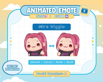 ANIMATED Emote | KPDH Rumi Wiggle Emote | Twitch & Discord, Kpop Emoji ...