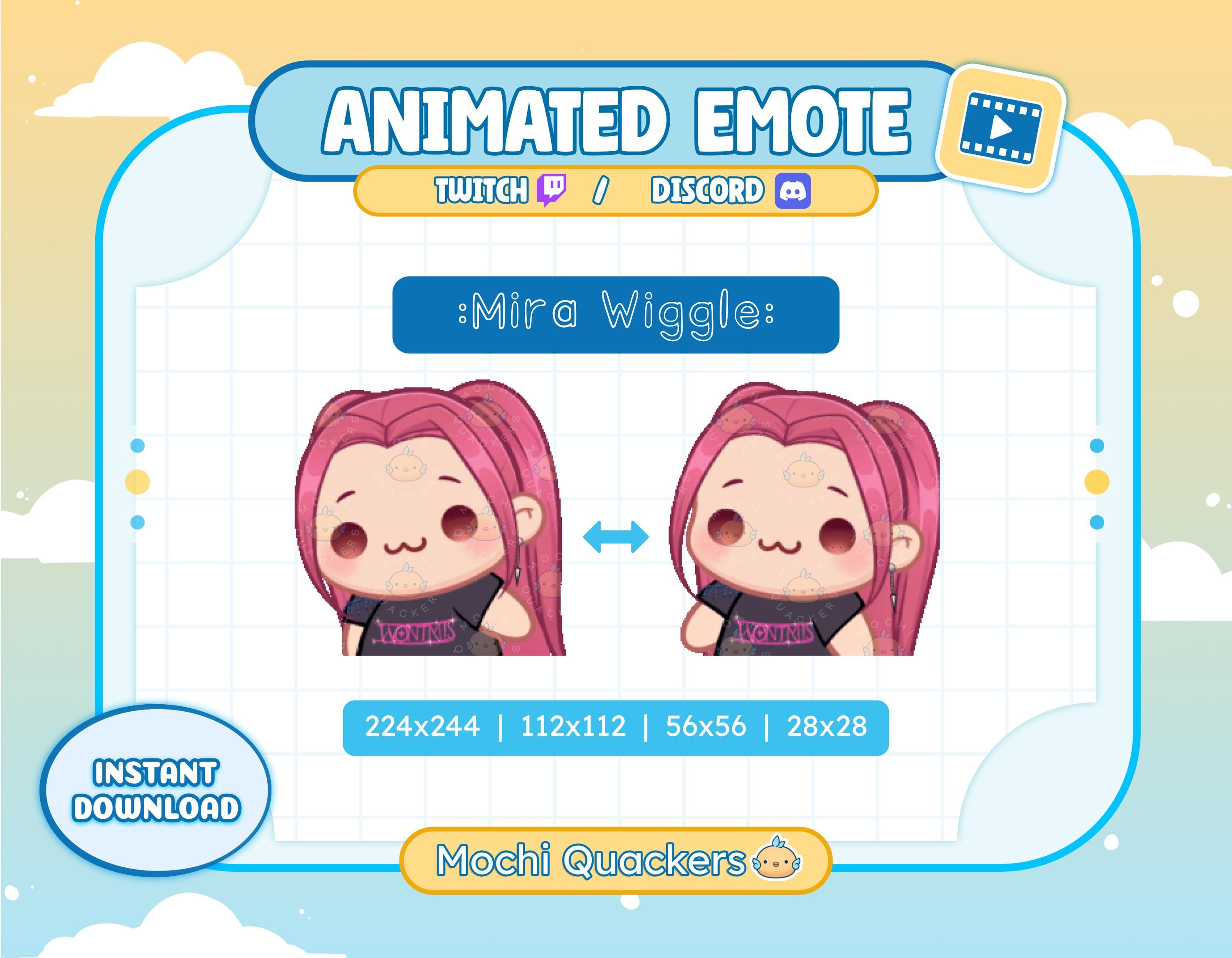 ANIMATED Emote | Kpop Demon Hunters Mira Wiggle Emote | Twitch Stream ...