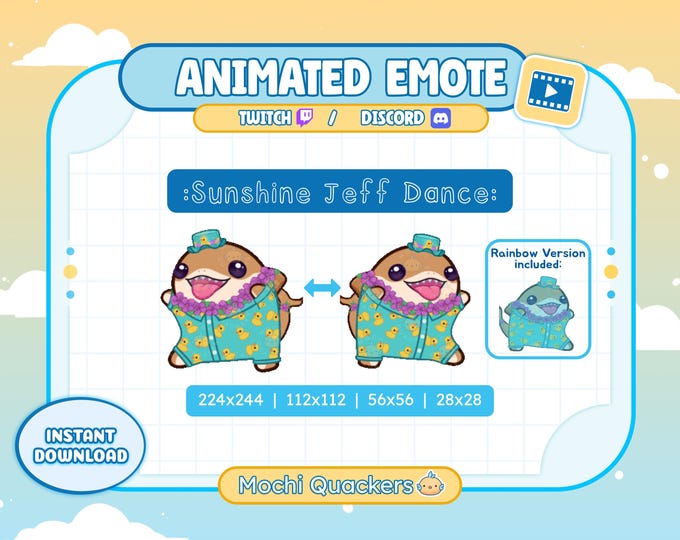 ANIMATED Emote | Sunshine Jeff Dance Emote | Twitch Stream & Discord ...