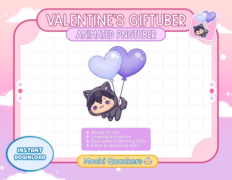 Animated Valorant Pngtuber | Chibi Valo Iso PNG Tuber - Valentines Wolf ...