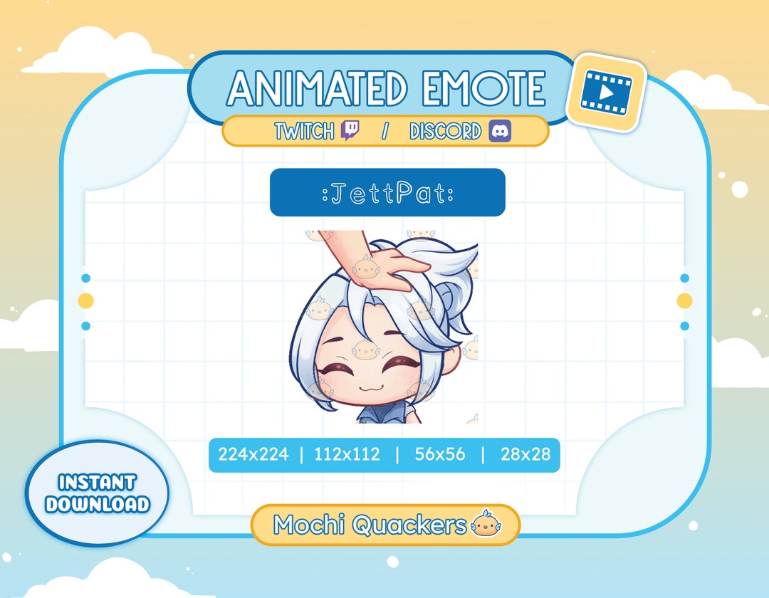 ANIMATED EMOTE | Valorant Jett Pat Emote for Twitch & Discord, Includes ...