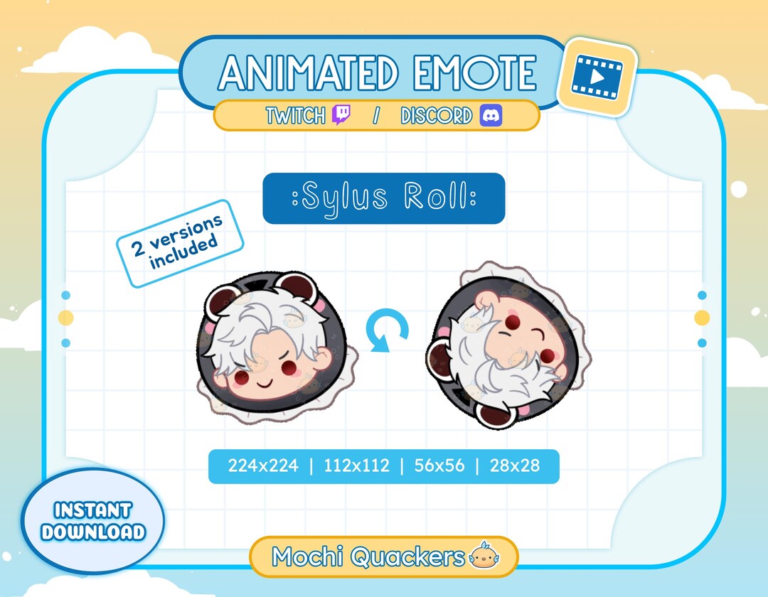 ANIMATED EMOTE | Sylus Emote - Rolling | Twitch Stream & Discord Emoji ...