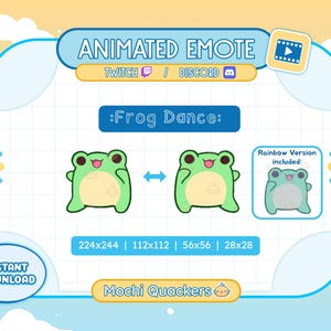 Animated Emote | Green Frog Dance Party | Rave Hype Discord Emoji ...