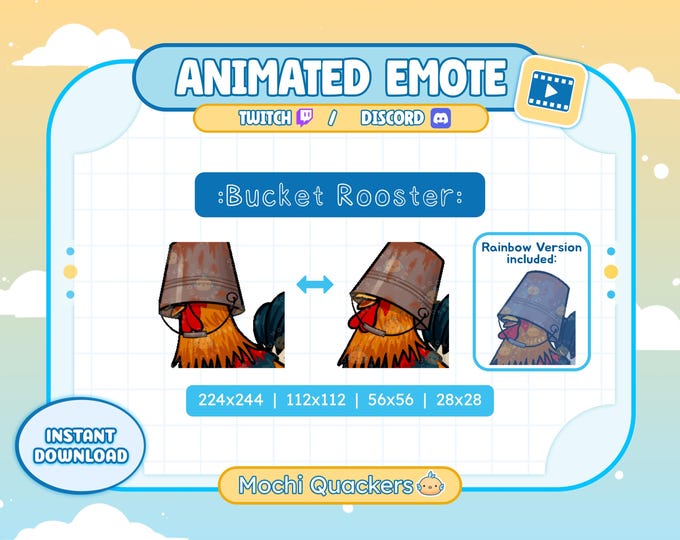 Animated Emote - Bucket Hat Rooster Neck Wiggle | Scrappy Arc Raiders ...
