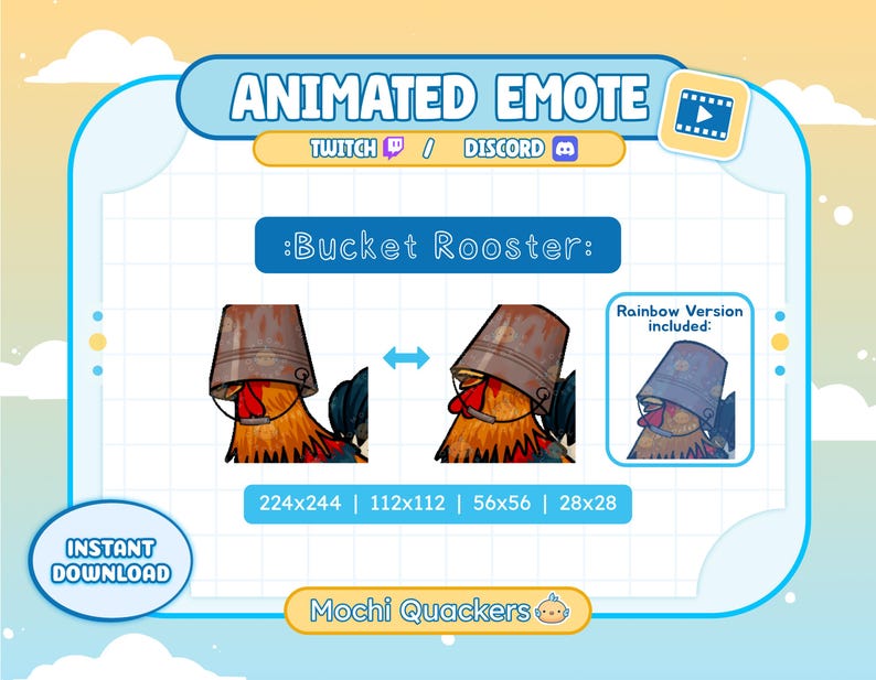 Animated Emote - Bucket Hat Rooster Neck Wiggle | Scrappy Arc Raiders ...
