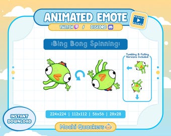 ANIMATED Emote | Peak Bing Bong Spinning Emote, 3 Versions | Spin ...
