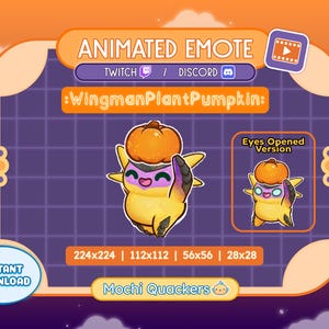 Halloween ANIMATED Emote | Valorant Wingman Emote - Pumpkin Plant ...