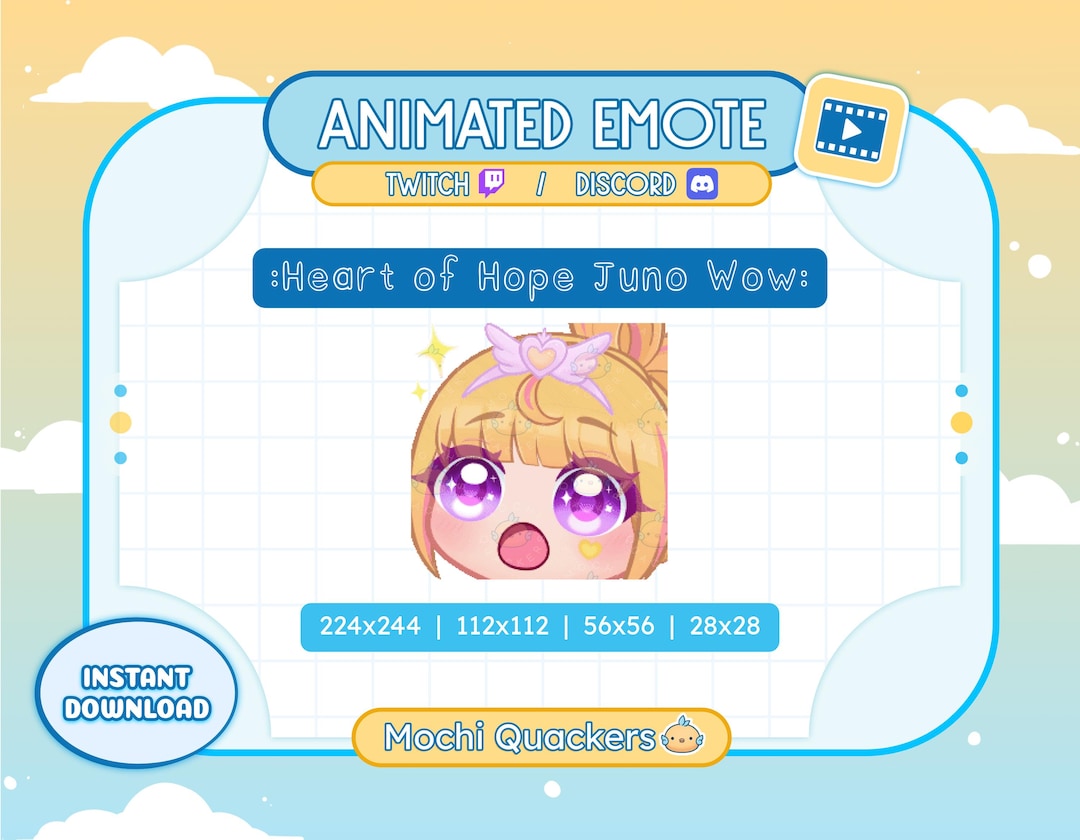 Animated Emote | Overwatch Juno Heart of Hope - Wow | Sugoi OW2 POG ...
