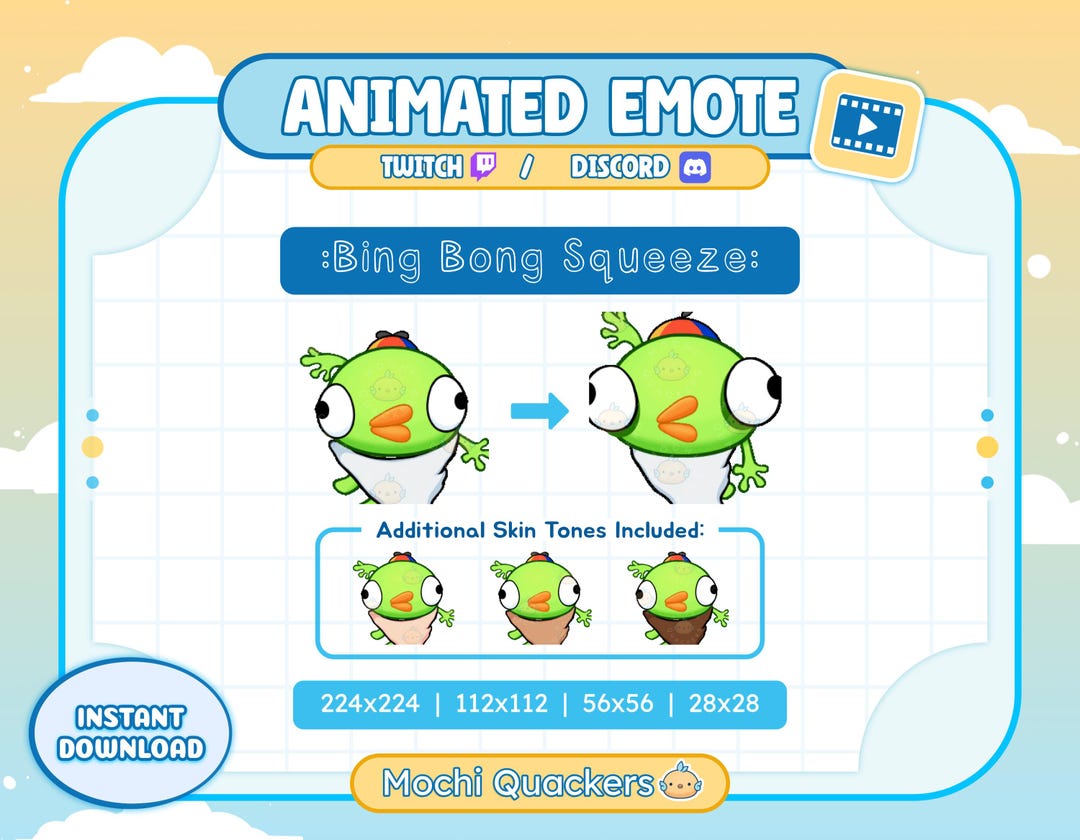 ANIMATED Emote | Peak Bing Bong - Squeeze | Choke Emoji, Twitch ...