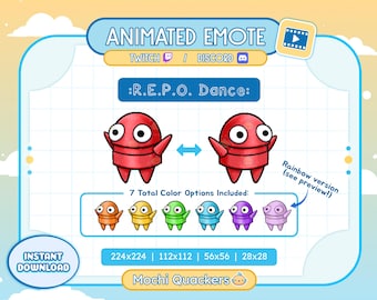 ANIMATED Emote | REPO Emote - Dance | Twitch & Discord Hype Emoji, R.E ...