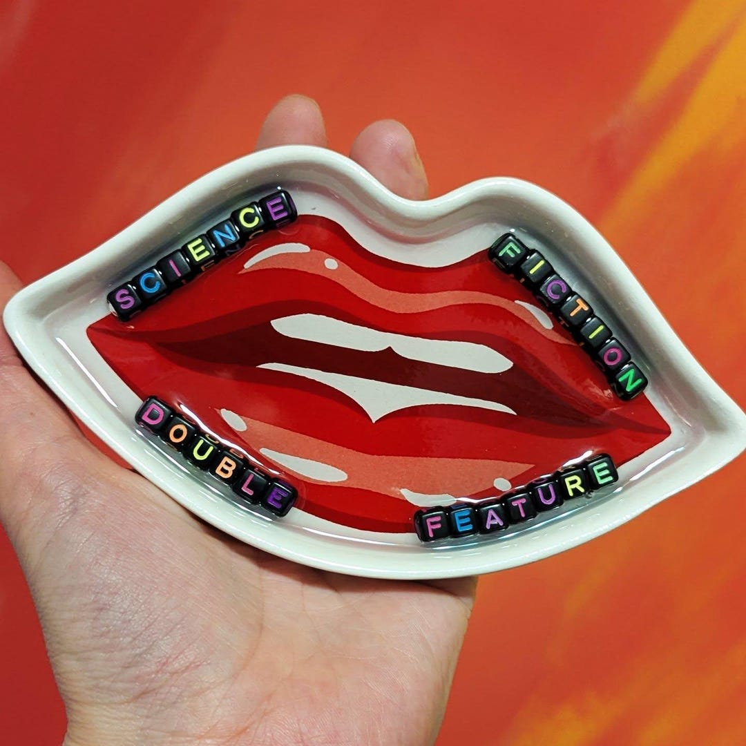 Science Fiction Double Feature Tray - Etsy