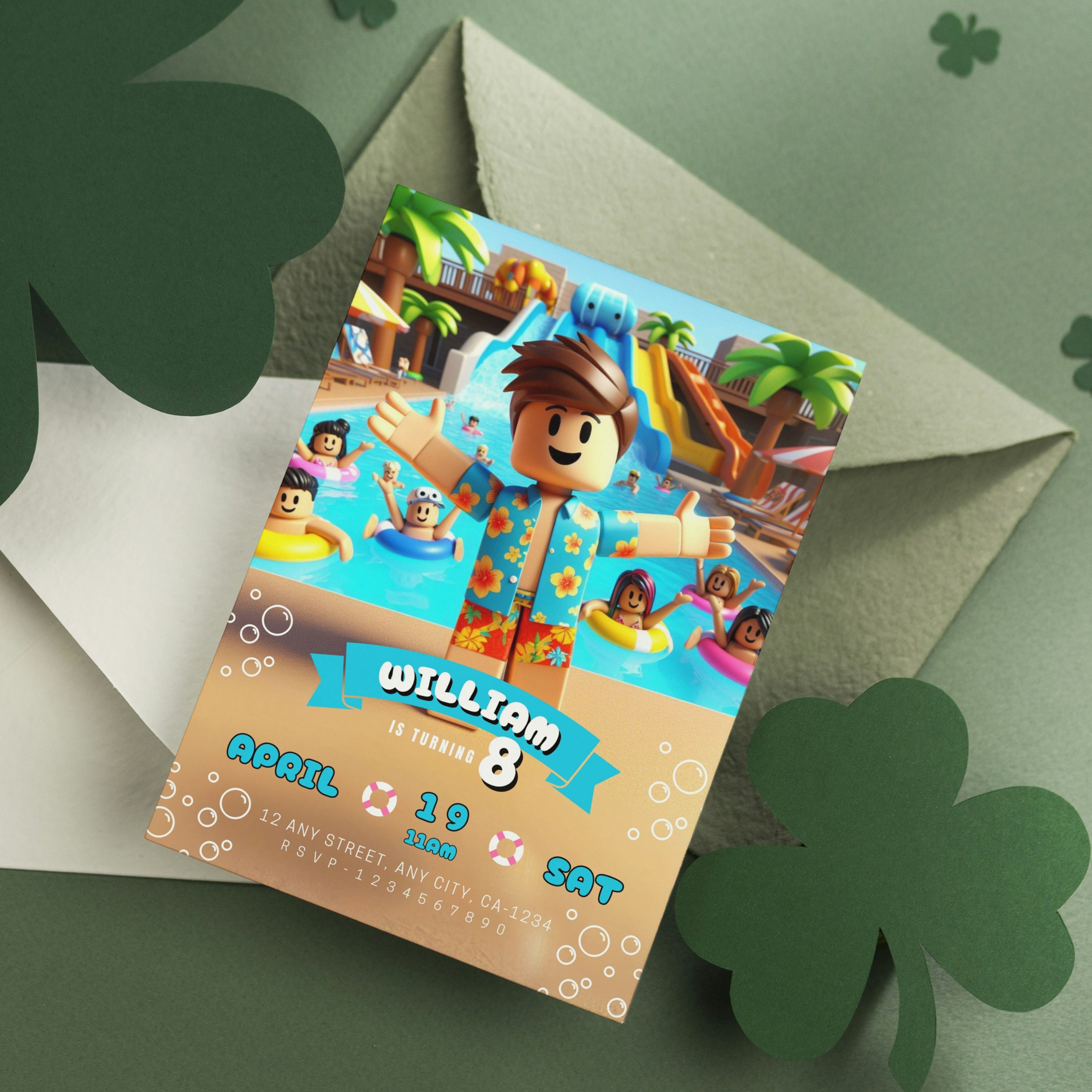 Hawaiian Pool Party Roblox Invite Premium Roblux Pool Party, Pool Party ...