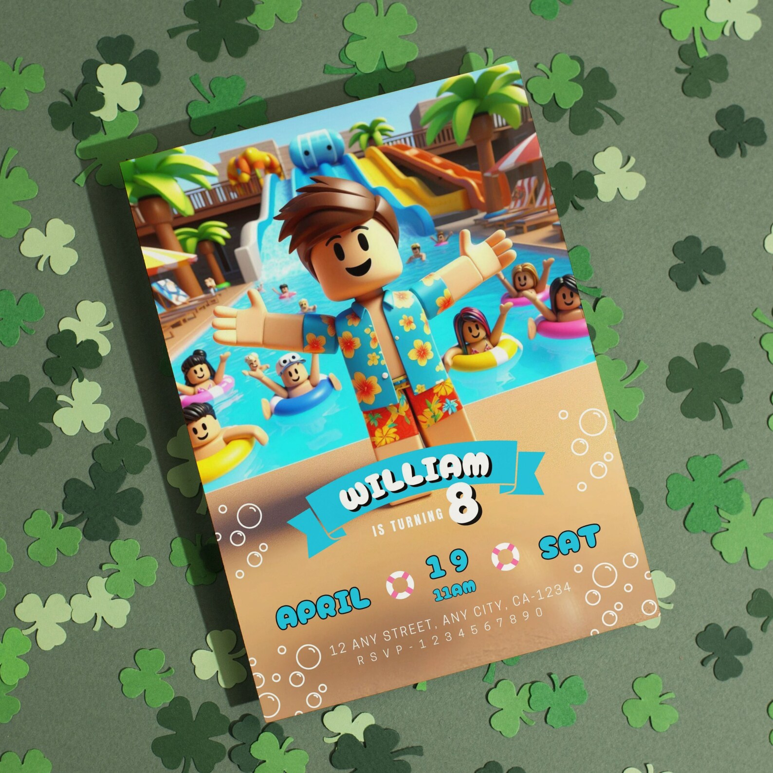Hawaiian Pool Party Roblox Invite Premium Roblux Pool Party, Pool Party ...