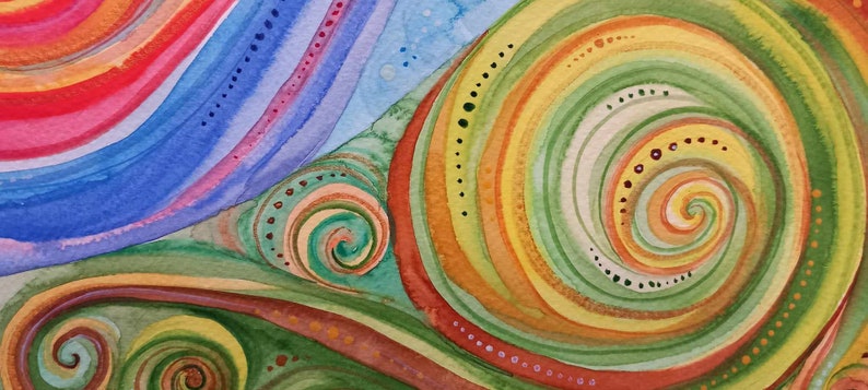 Litha - Original Watercolour Painting - Etsy