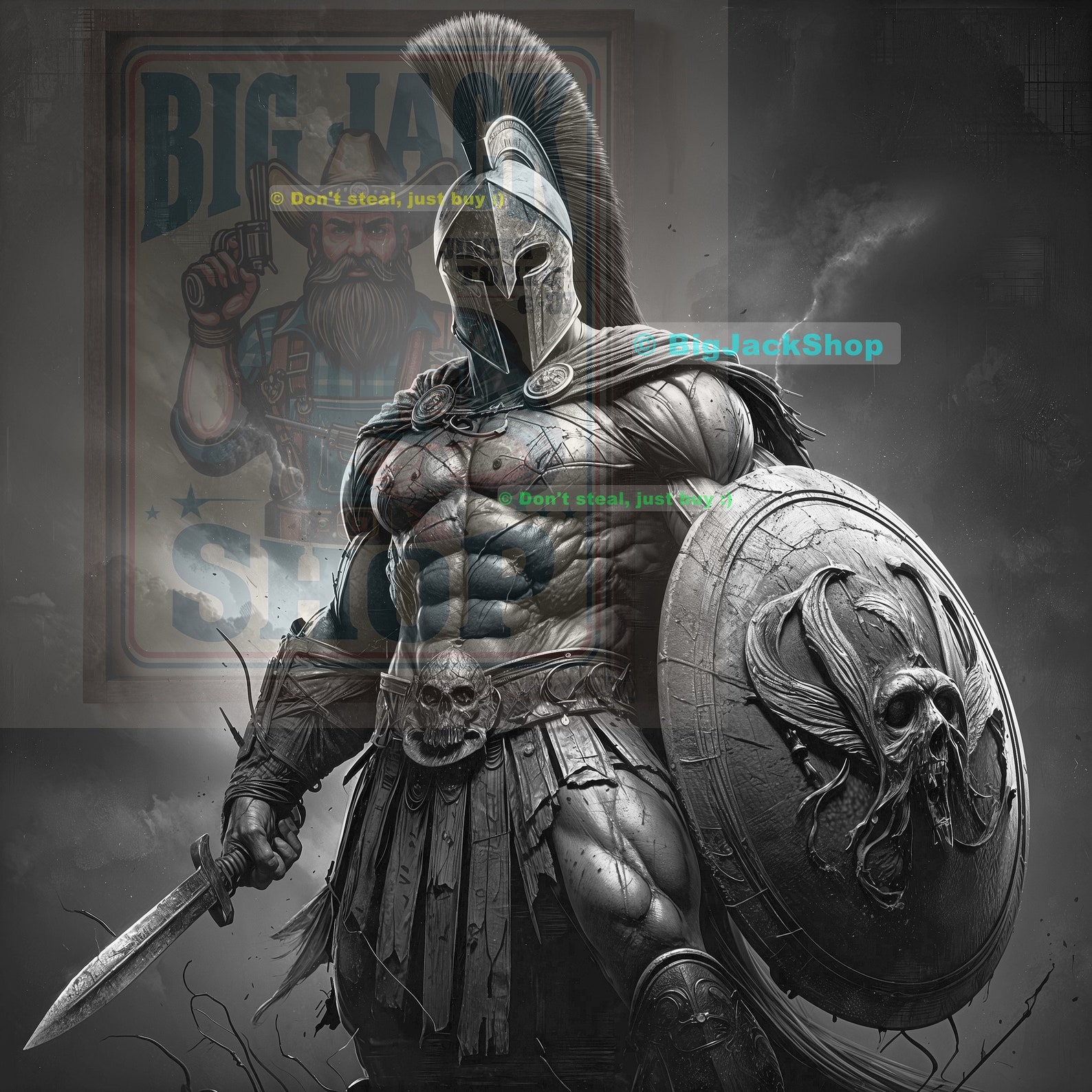 Spartan Bundle Digital Art Collection – High-detail 4K JPEG Files for ...