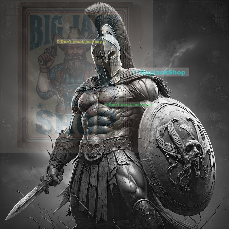 Spartan Bundle Digital Art Collection High-detail 4K JPEG Files for ...