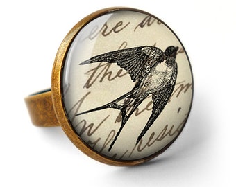 Swallow Ring - Etsy