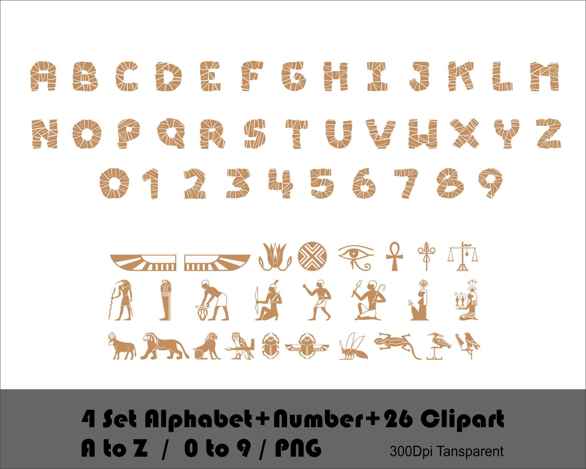 Mummy Font Png Mummy Alphabet Png Halloween Alphabet Mummy Clipart Png ...