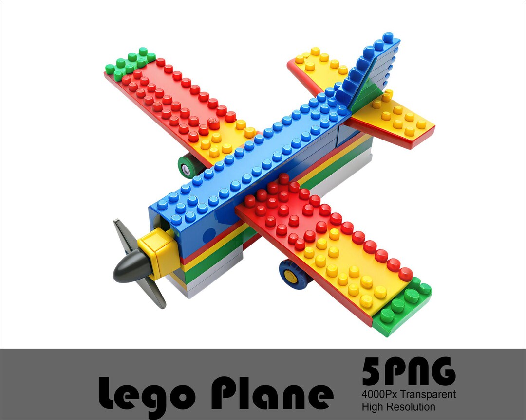 5 PNG Brick Airplane Aircraft Plane Png Block Toy Plane Puzzle Building ...