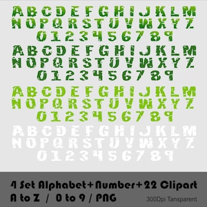 Hulk Font Png Green Giant Alphabet Bundle Png Kids Birthday Font ...