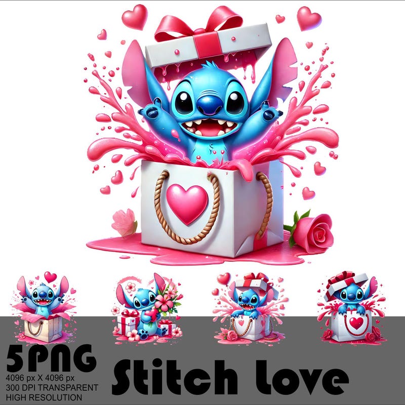 Stitch Valentines Boxes - Etsy