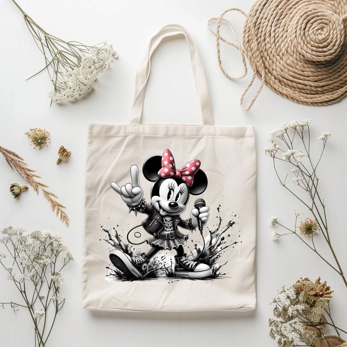 5 PNG Minnie Rocker Punk PNG Design High Resolution Tshirt and ...