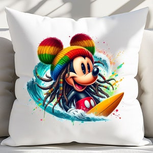 5 PNG Mickey Rastafari Reggae Mouse PNG Design High Resolution Tshirt ...